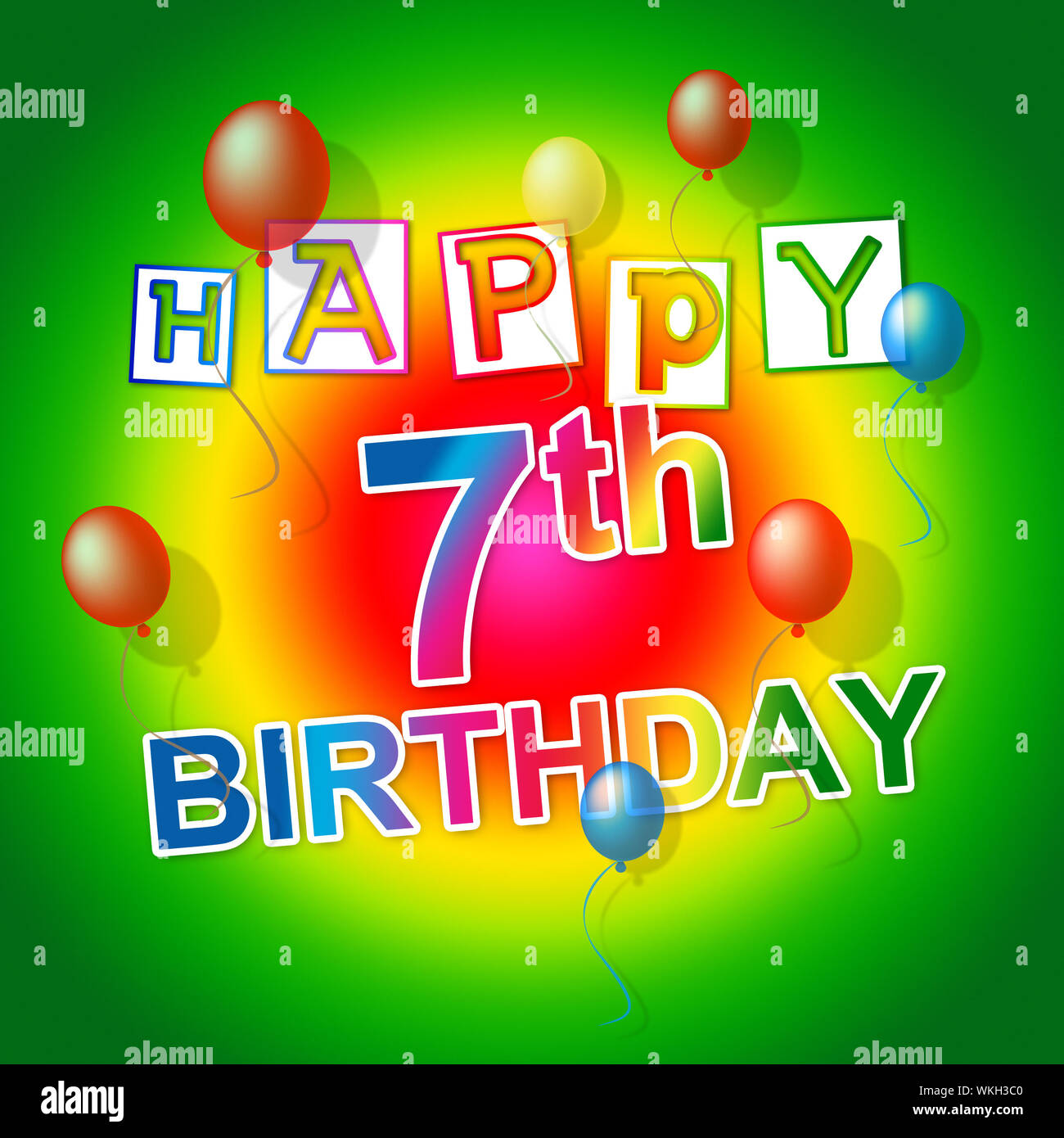 Happy Birthday Indicating Celebrate Joy And Congratulating Stock Photo ...