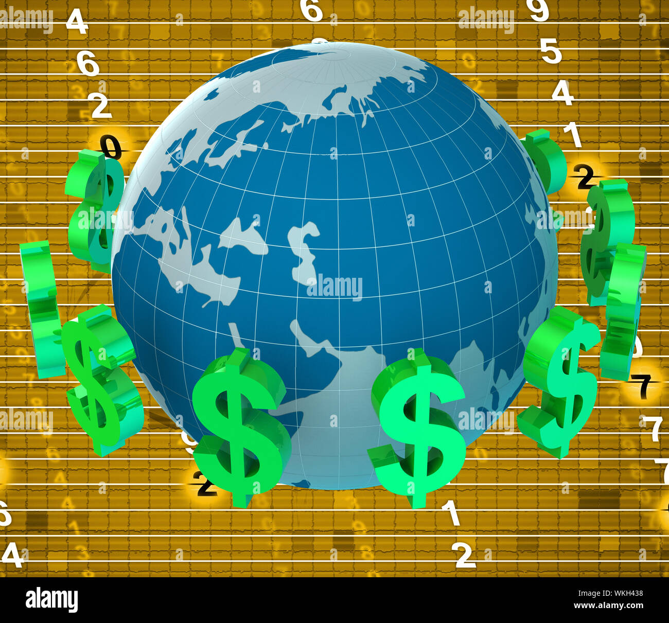 Forex Dollars Indicating Currency Exchange And Cash Stock Photo - Alamy