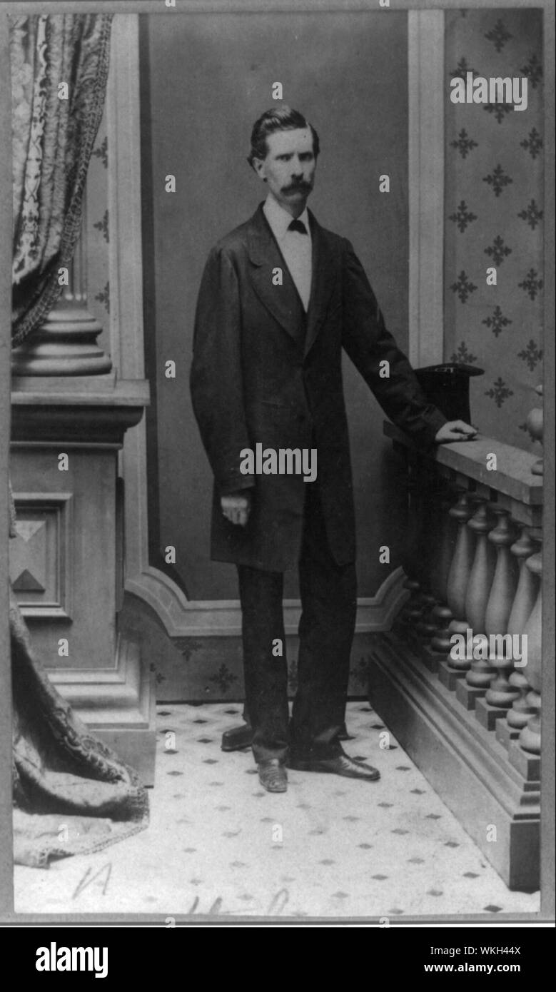 John G. Stephenson, full-length portrait, standing, facing right Stock ...