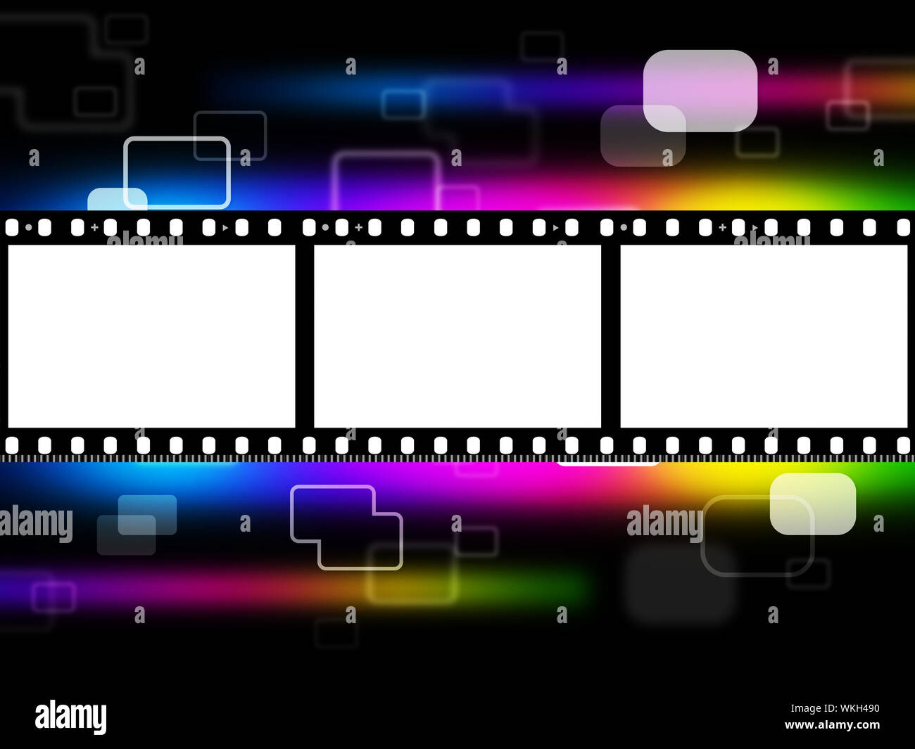 Tech Color Representing Text Space And Blank Stock Photo - Alamy