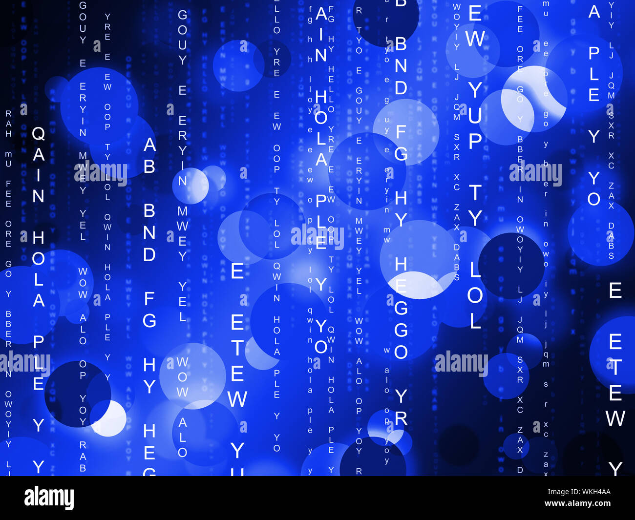 Background Matrix Meaning Abstract Tech And Coding Stock Photo - Alamy