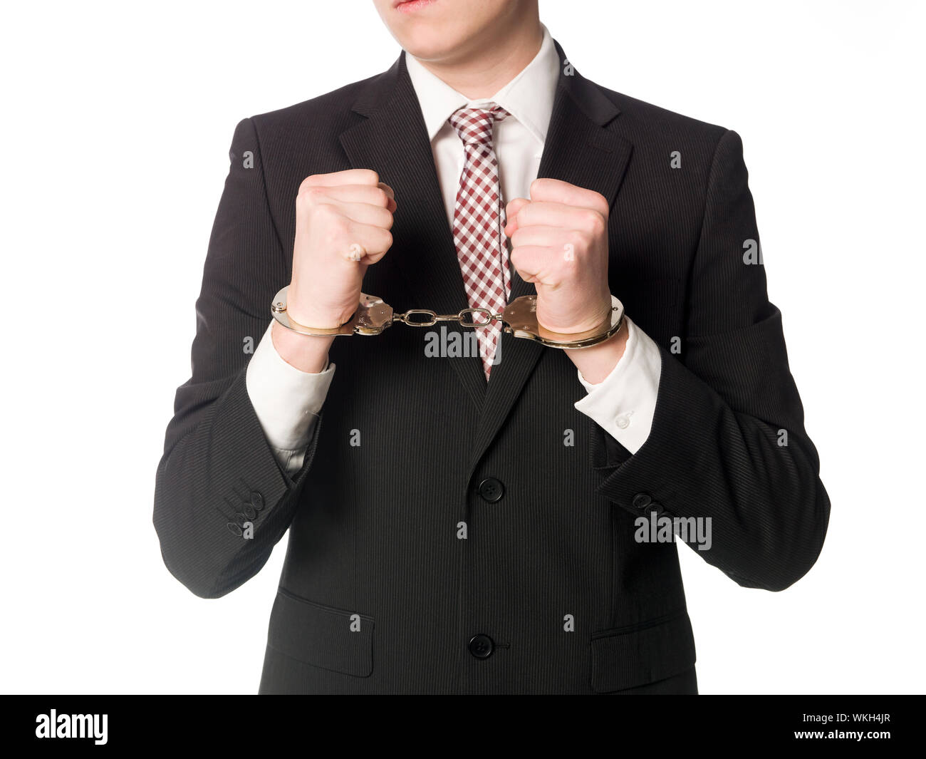 Man in handcuffs Stock Photo - Alamy