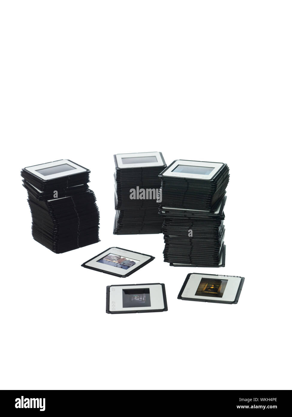 Collection of diapositive slides Stock Photo - Alamy