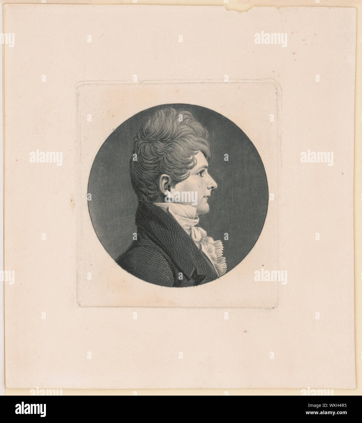 John Garland Mosby, head-and-shoulders portrait, right profile Stock ...