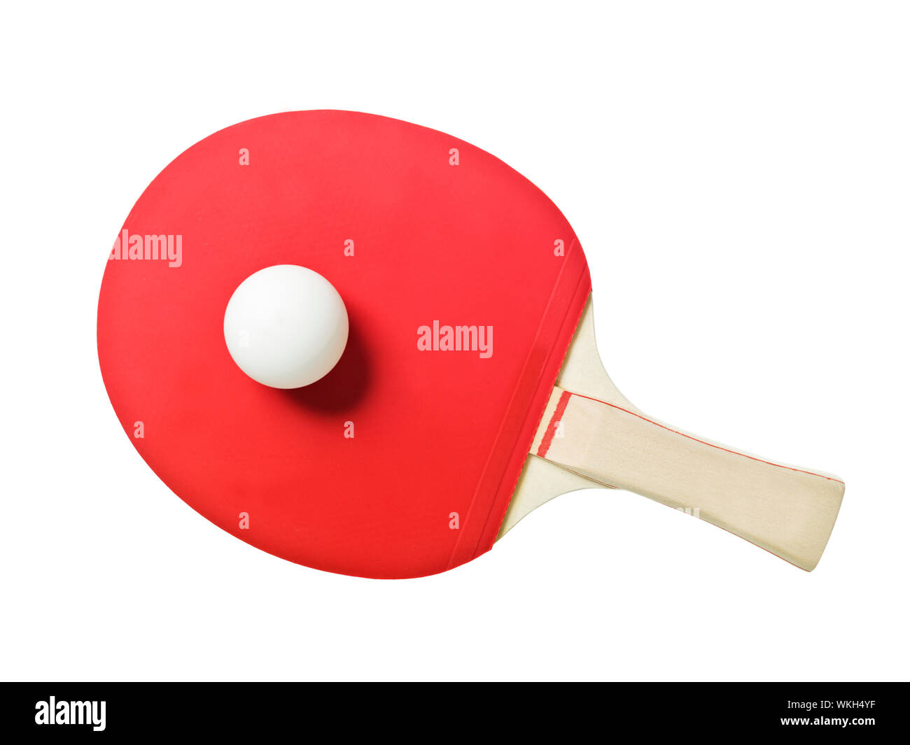 Table Tennis Racket isolated on white background Stock Photo - Alamy