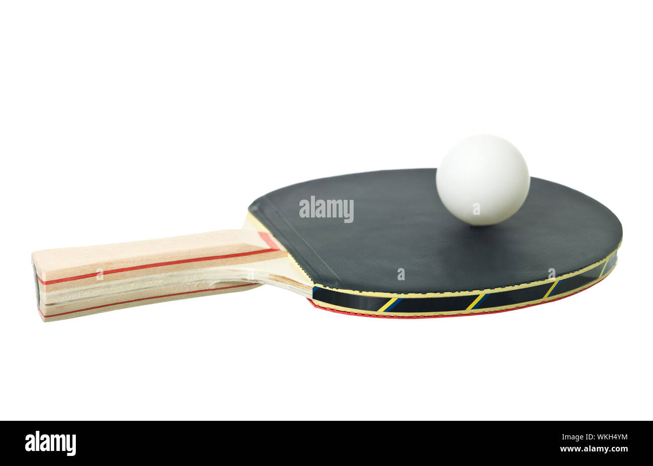 Table Tennis Racket isolated on white background Stock Photo - Alamy
