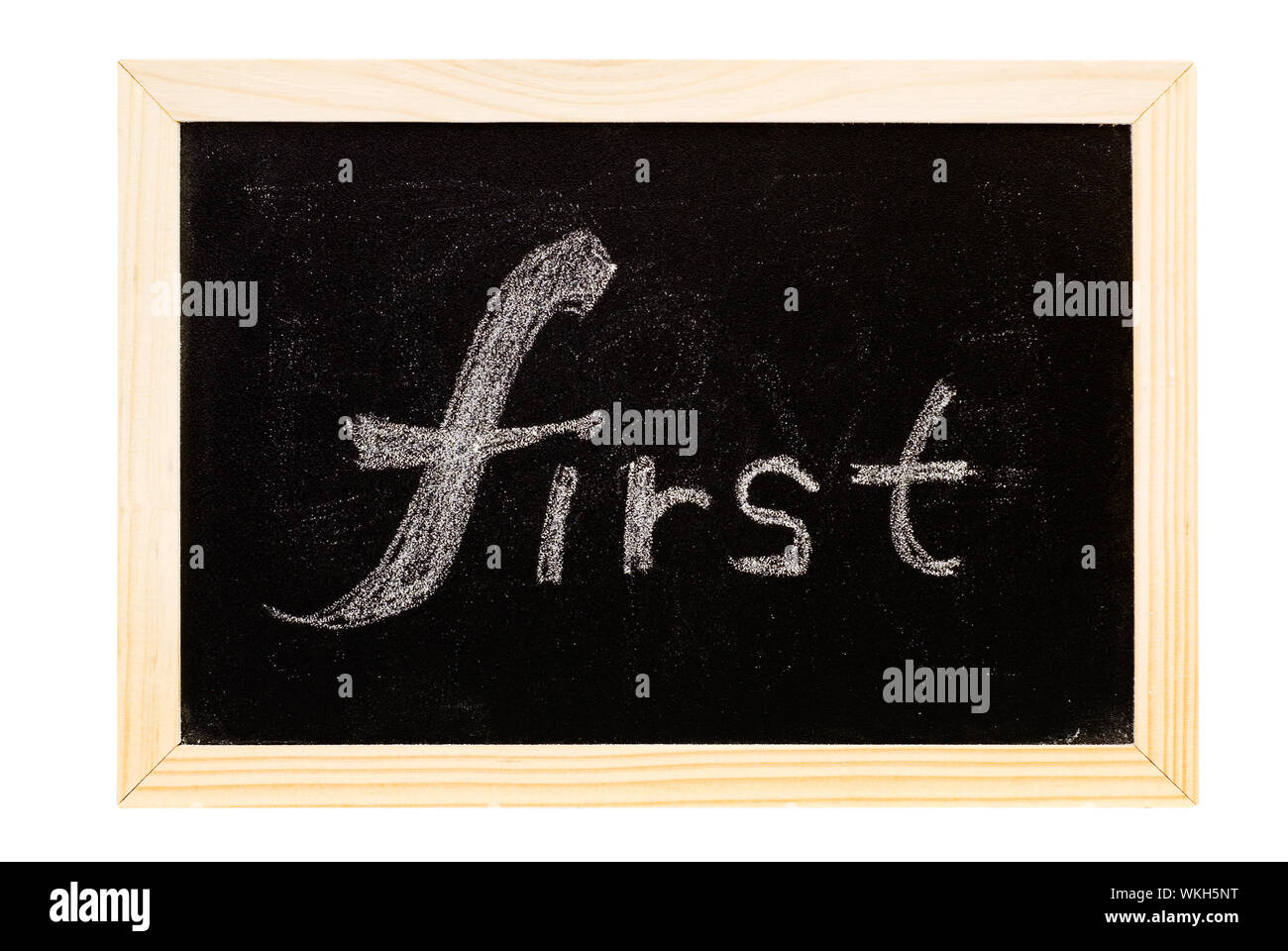 First letter written Cut Out Stock Images & Pictures - Alamy