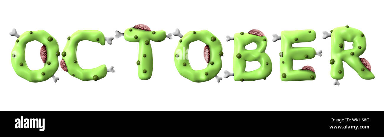 October word Cut Out Stock Images & Pictures - Alamy