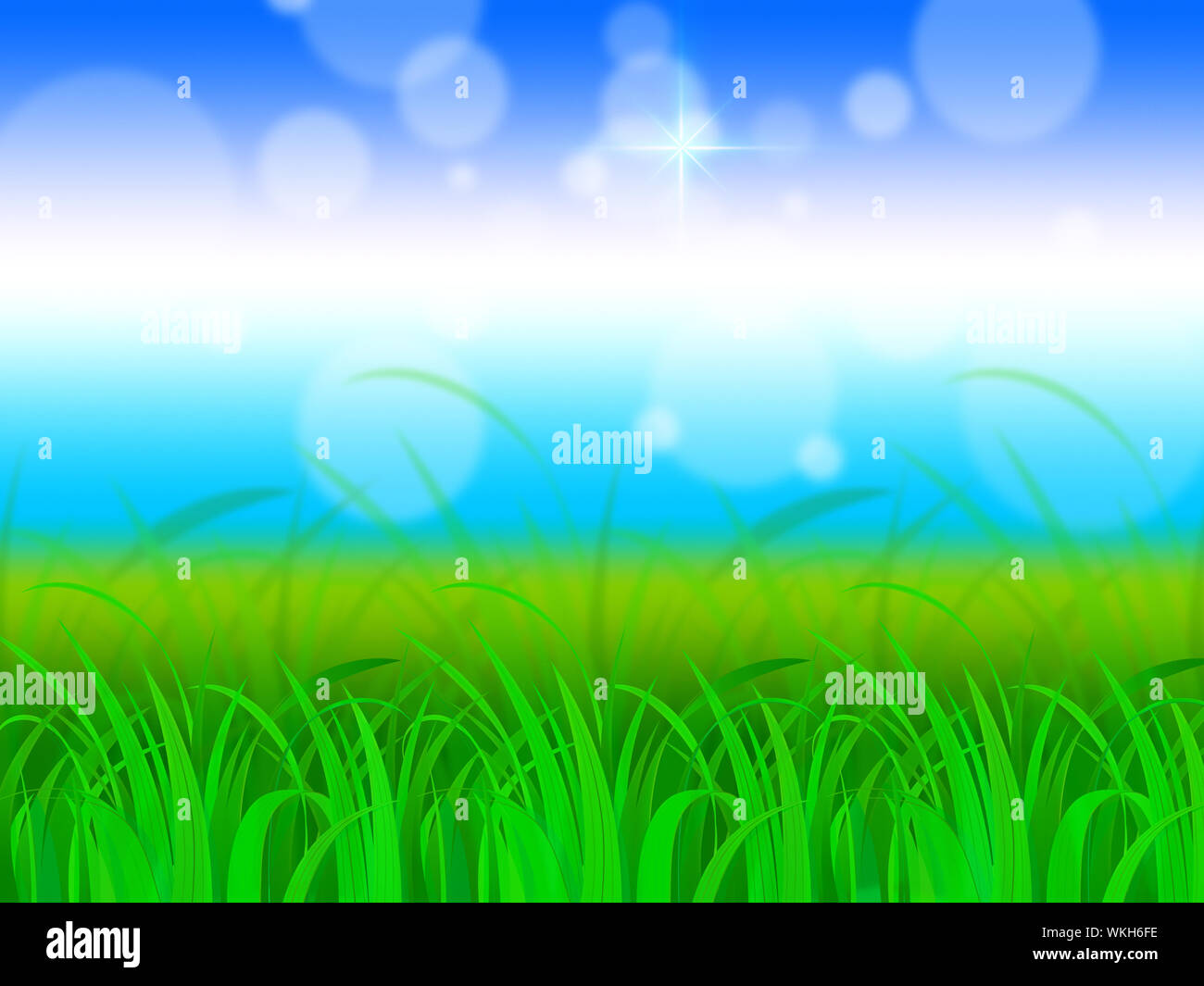 Horizon Background Showing Fresh And Natural Scenery Stock Photo - Alamy