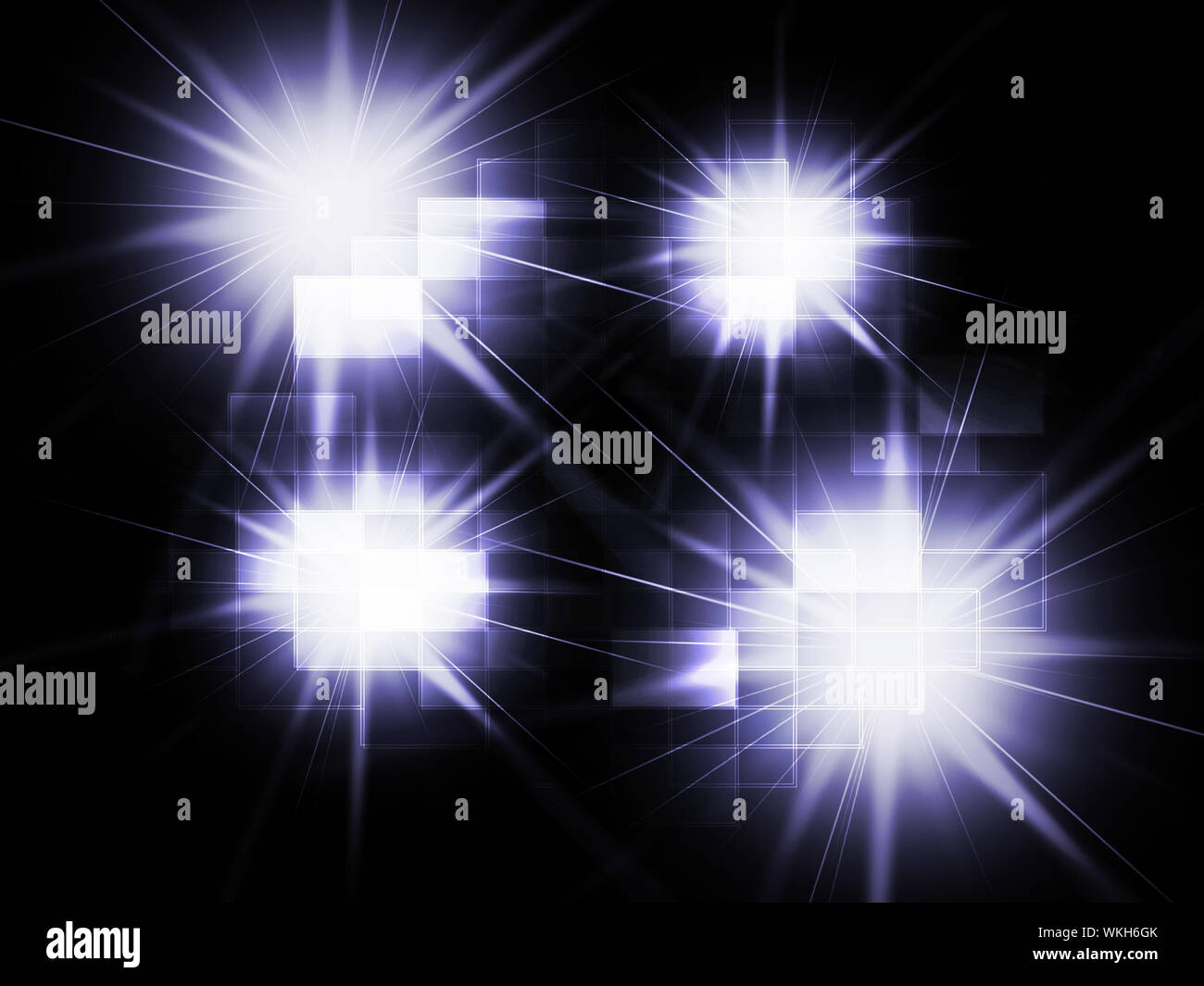 Blurred Light Spots Background Meaning Twinkling Reflections Or ...