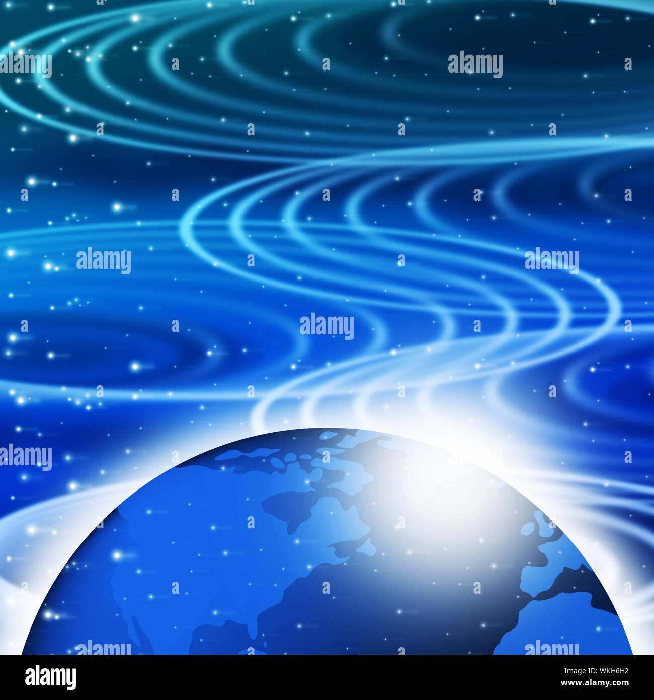 Ripples Meaning Blye Rippling Background Meaning Ripples Circles Stock