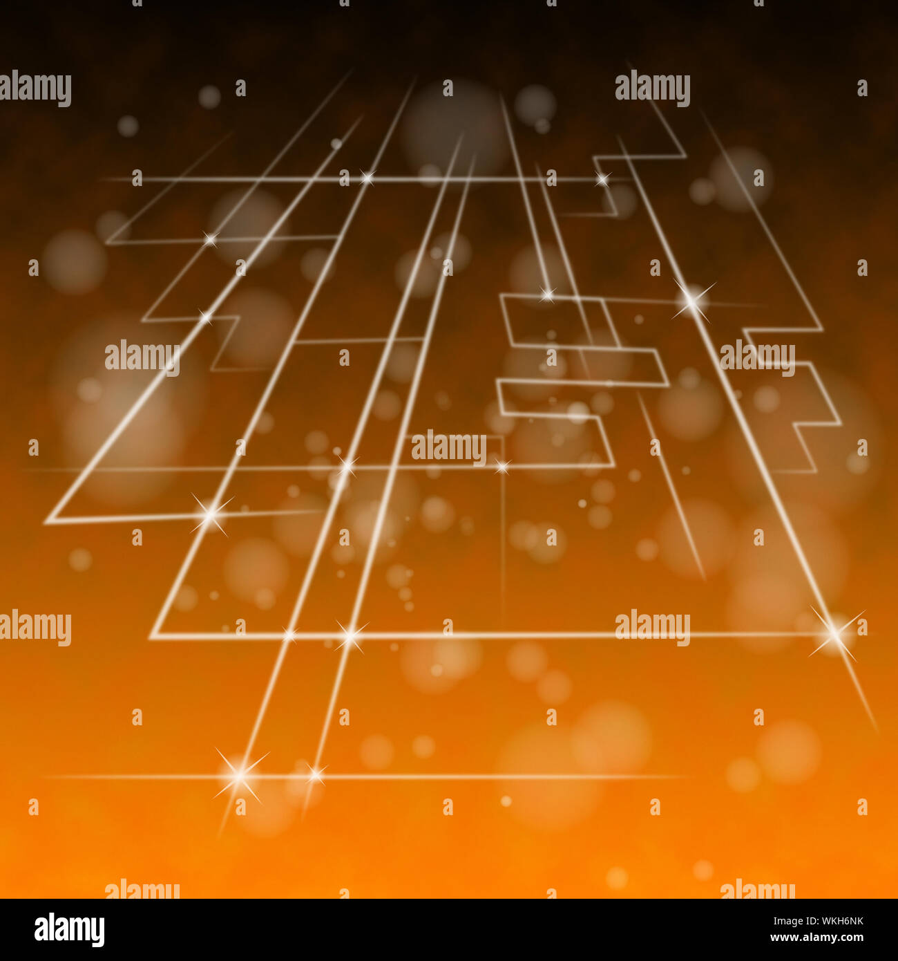 Laser Circuit Background Showing Illuminated Circuit Or Electronic ...