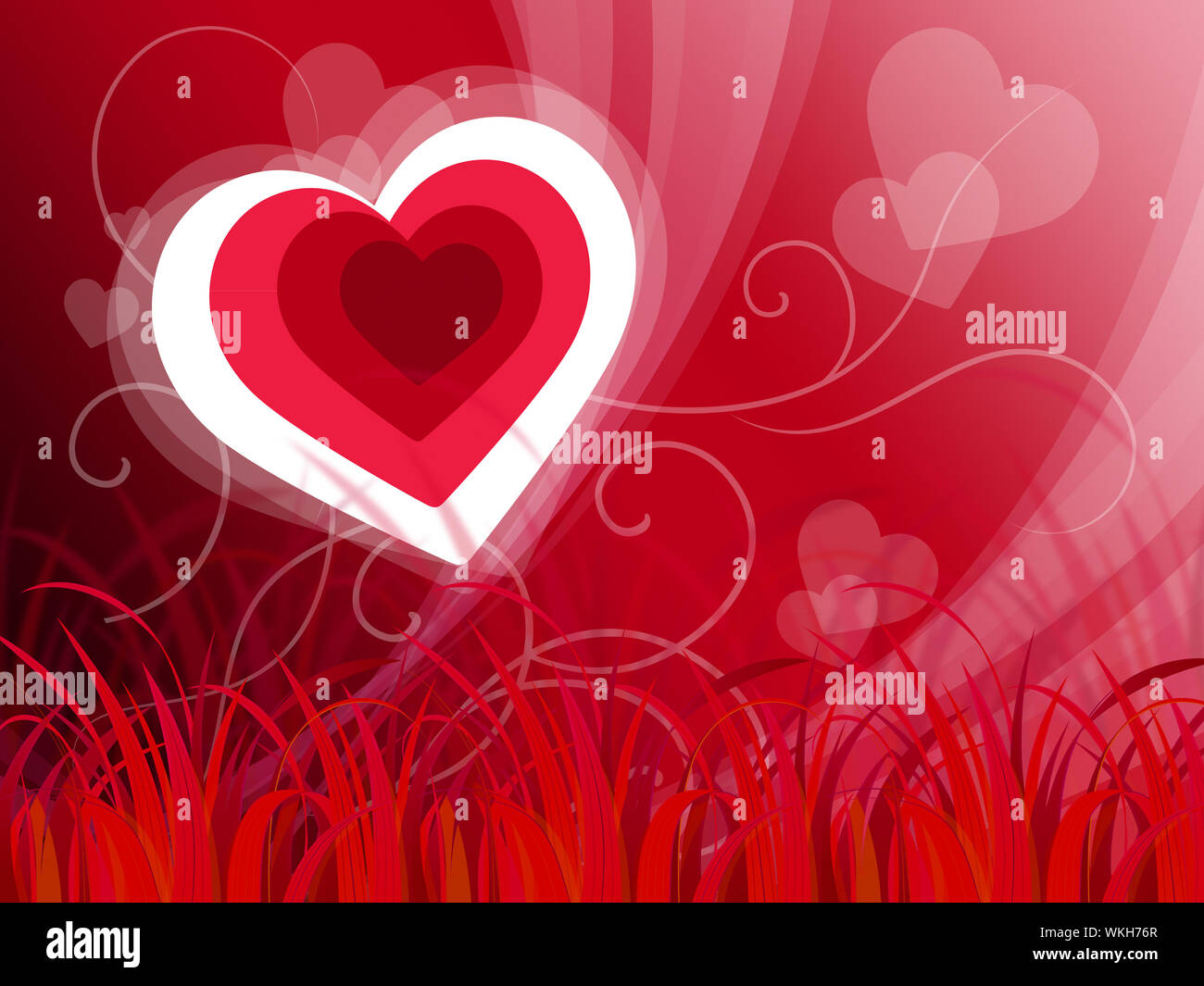 Romantic scenery hearts hi-res stock photography and images - Alamy