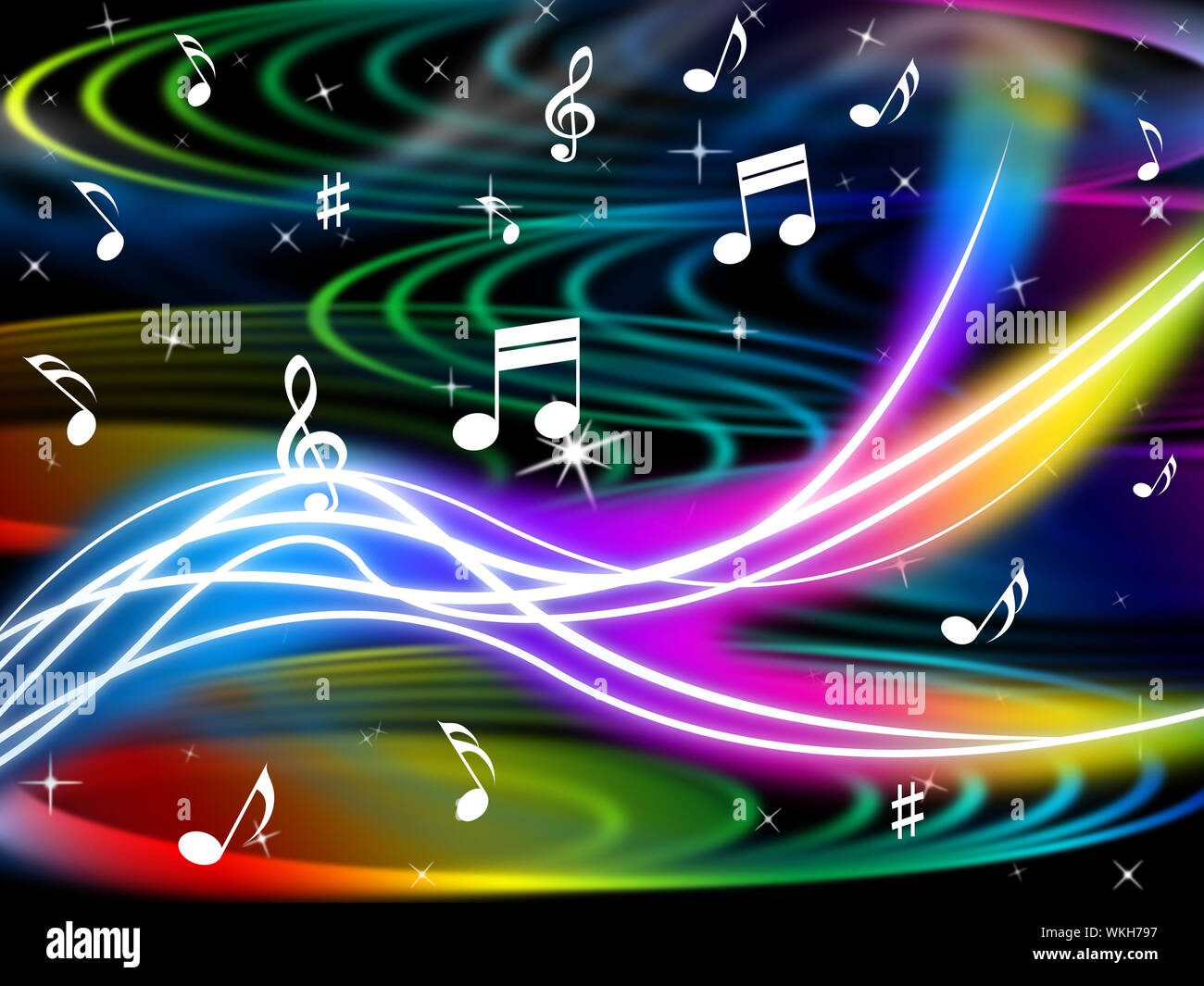 Rainbow Music Banner