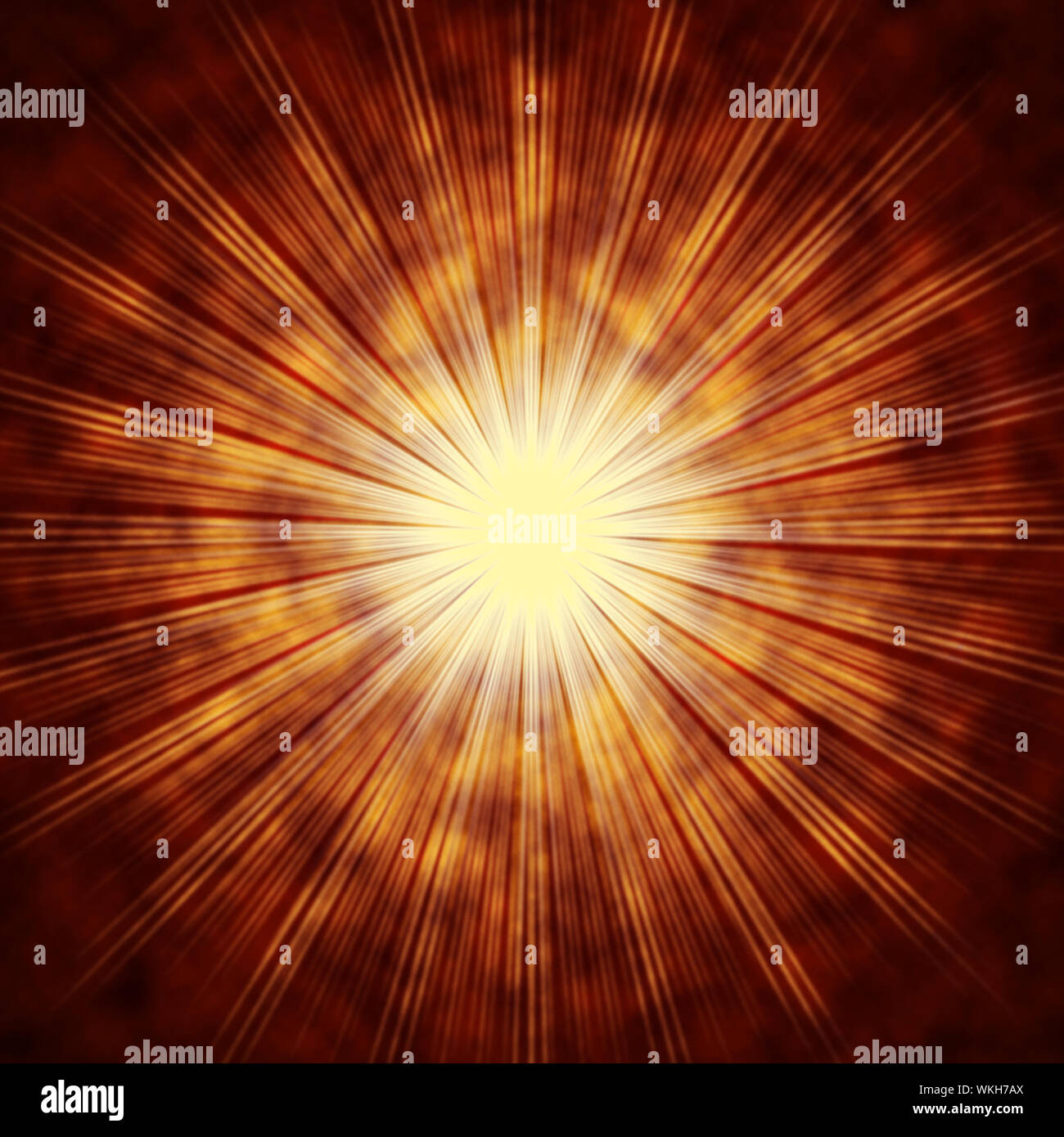 Brown Sun Background Meaning Shining Beams And Rays Stock Photo - Alamy