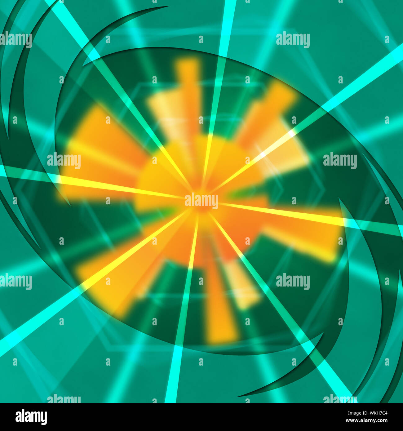 Radiating waves hi-res stock photography and images - Alamy