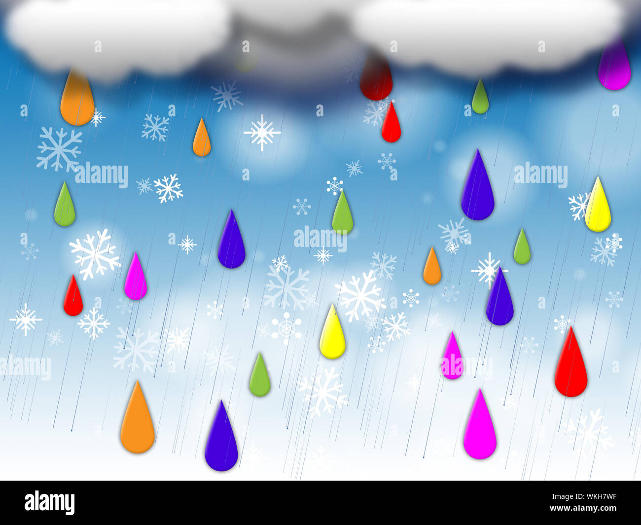 Dripping paint rainbow hi-res stock photography and images - Alamy