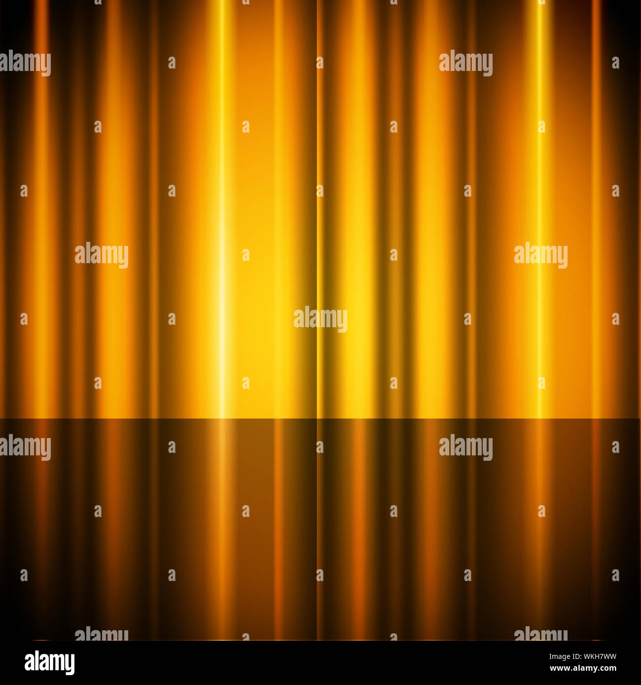 Yellow Curtains Background Showing Stage And Acting Stock Photo - Alamy