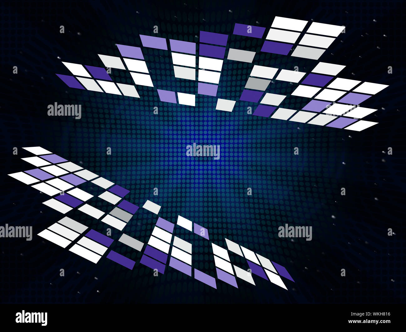 Soundwaves Background Showing Tune Notes And Musical Stock Photo - Alamy