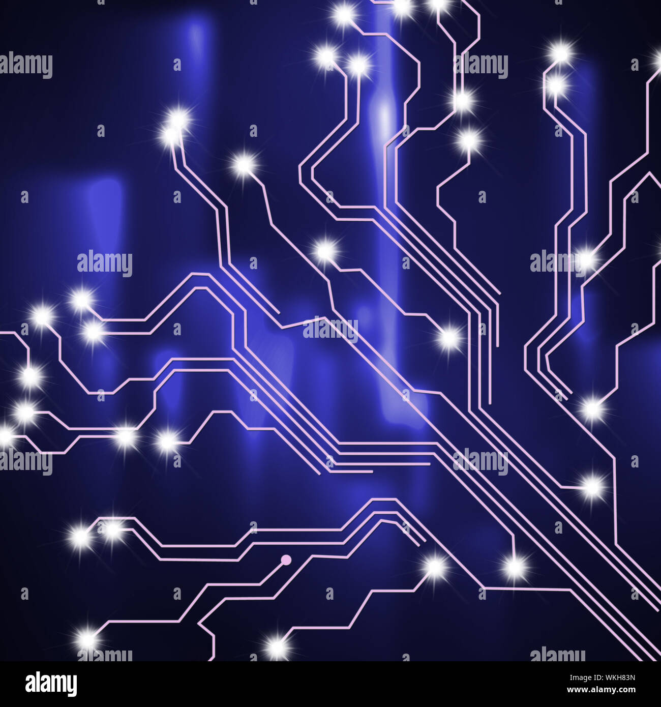 Connectivity lines hi-res stock photography and images - Alamy