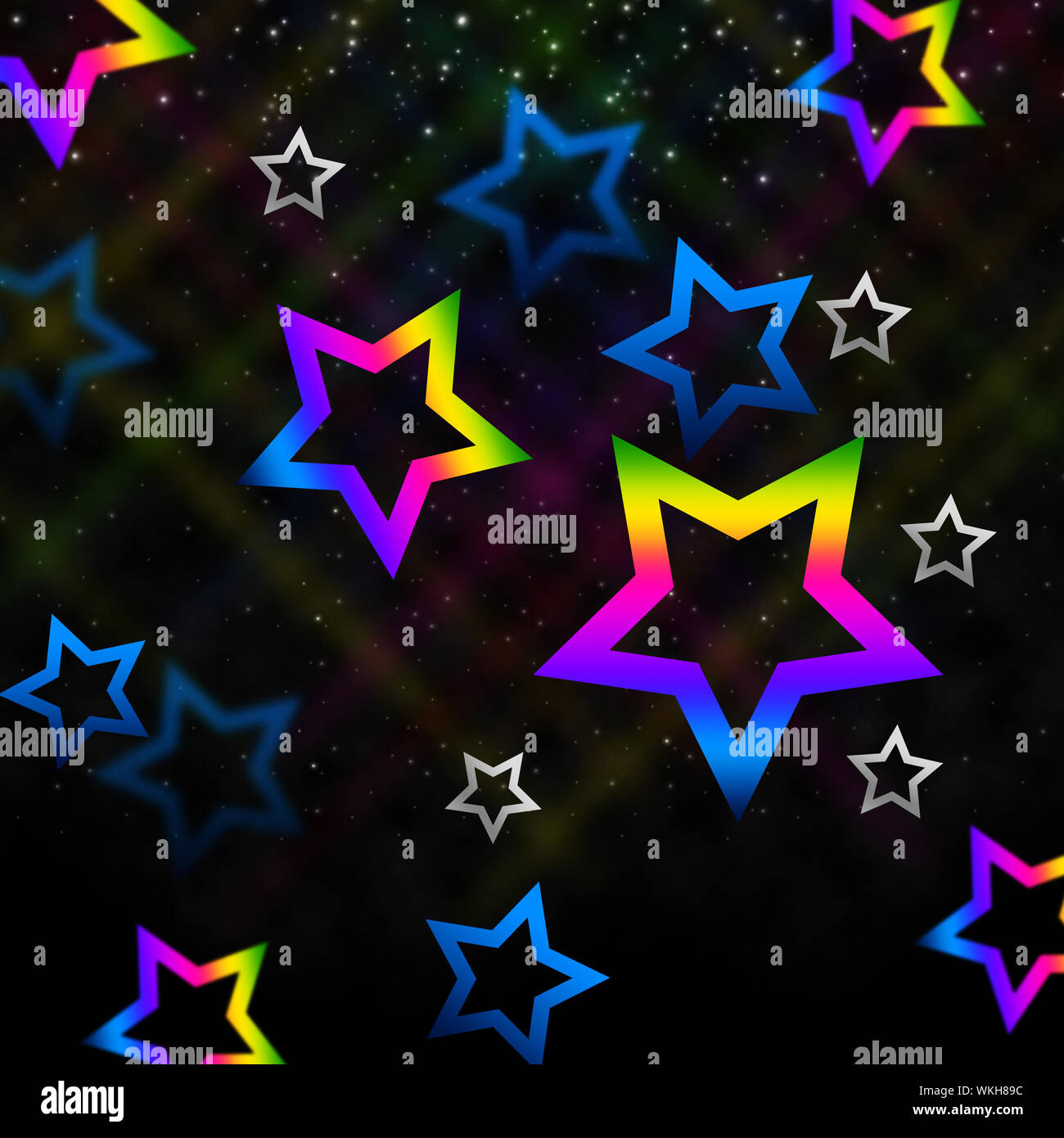 Sky Stars Background Meaning Twinkling In Space Stock Photo - Alamy