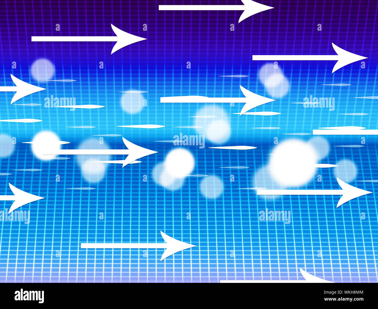 Arrows Background Meaning Towards Right And Pathway Stock Photo - Alamy