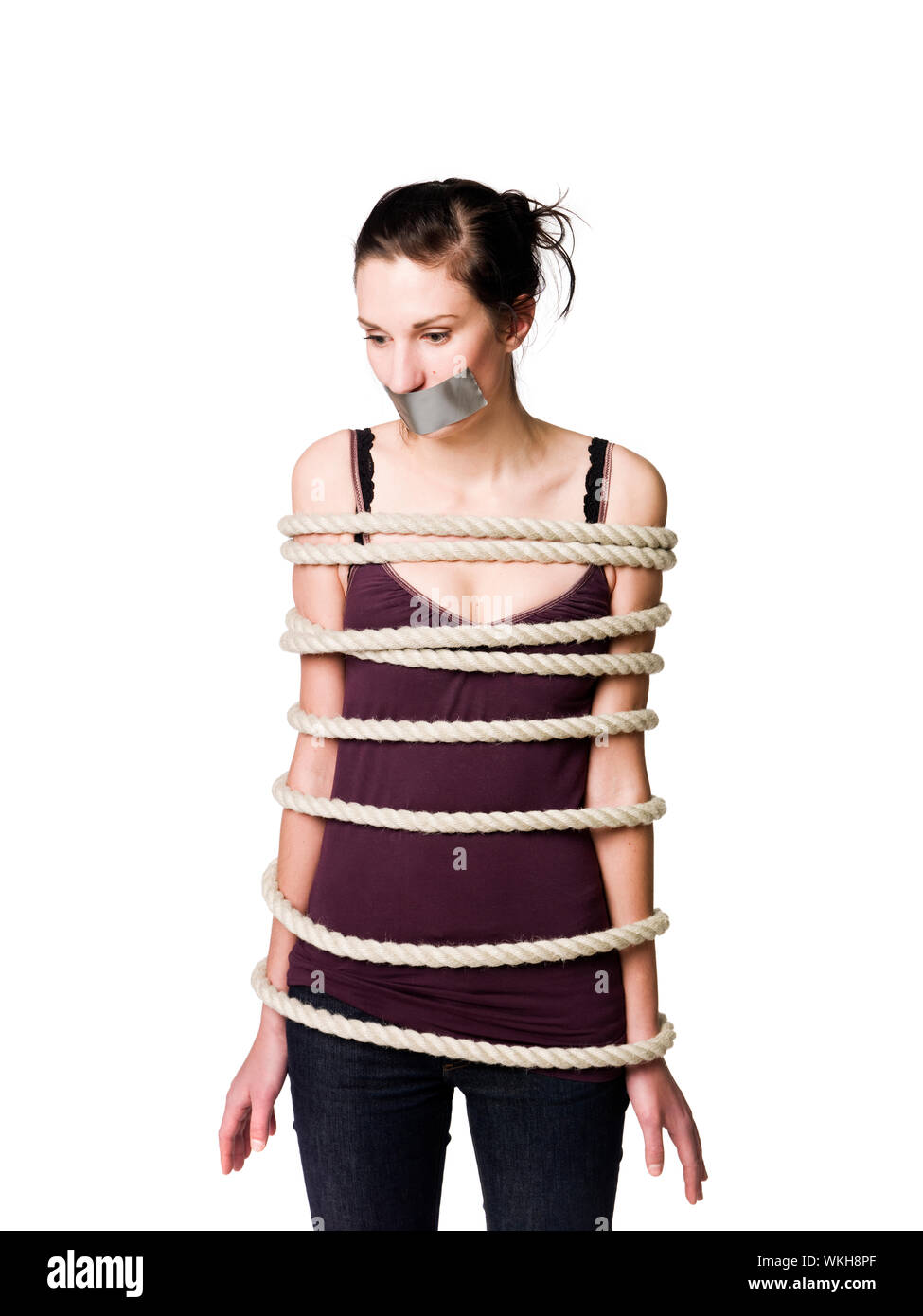 Tape Over Mouth Cut Out Stock Images And Pictures Alamy