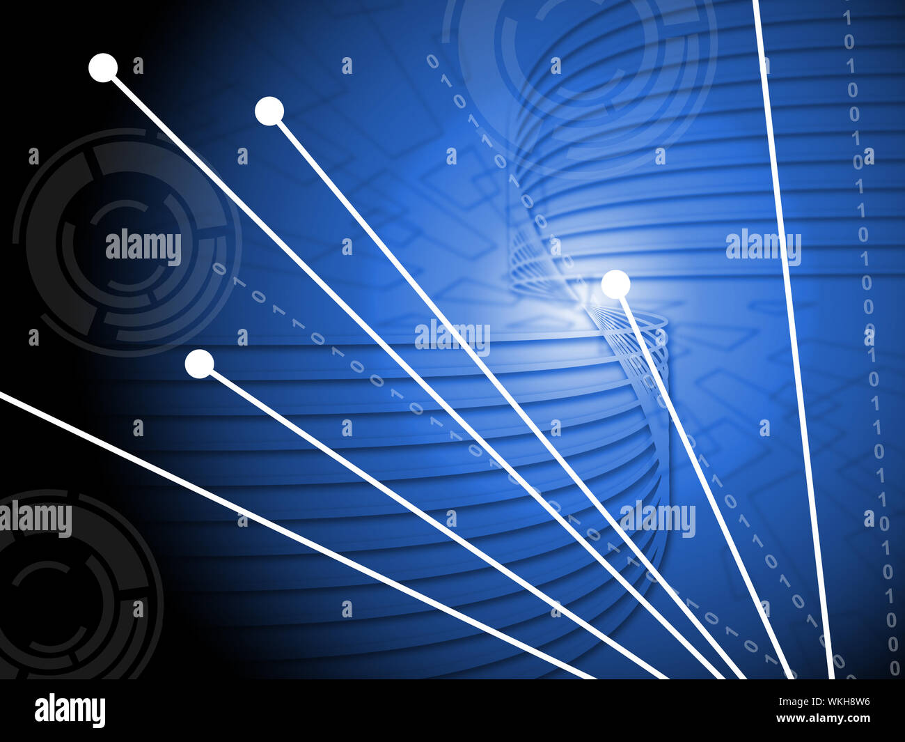 Abstract Lineal Background Meaning Creative Swirl Or Wavy Design Stock ...