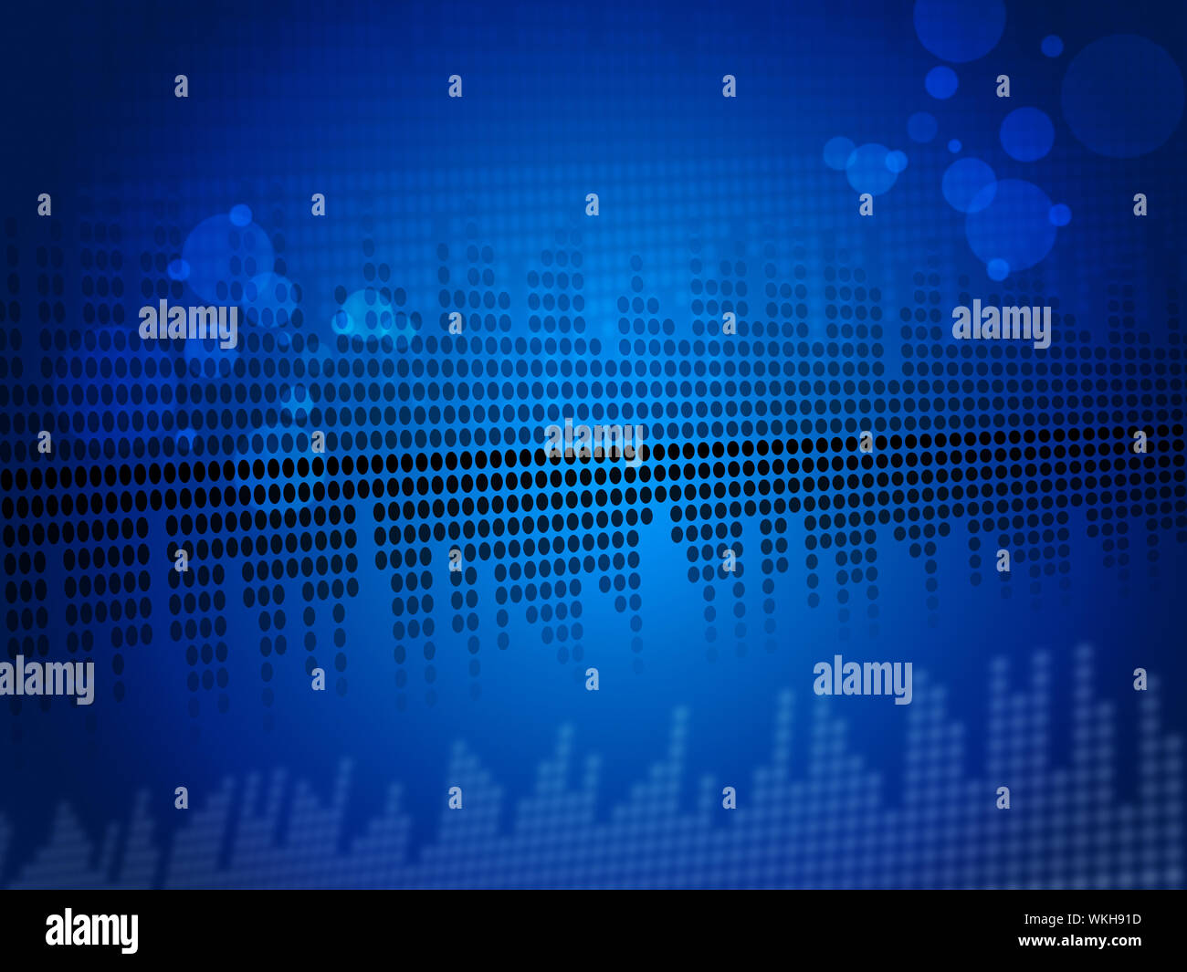 Sound wave background showing equalizer hi-res stock photography and ...