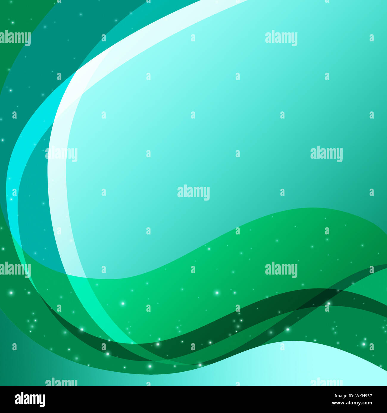 Green Curves Background Meaning Sloping Sparkly Lines Stock Photo - Alamy