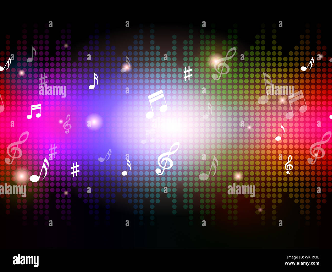 Music Background Showing Notes And Musical Piece Stock Photo - Alamy