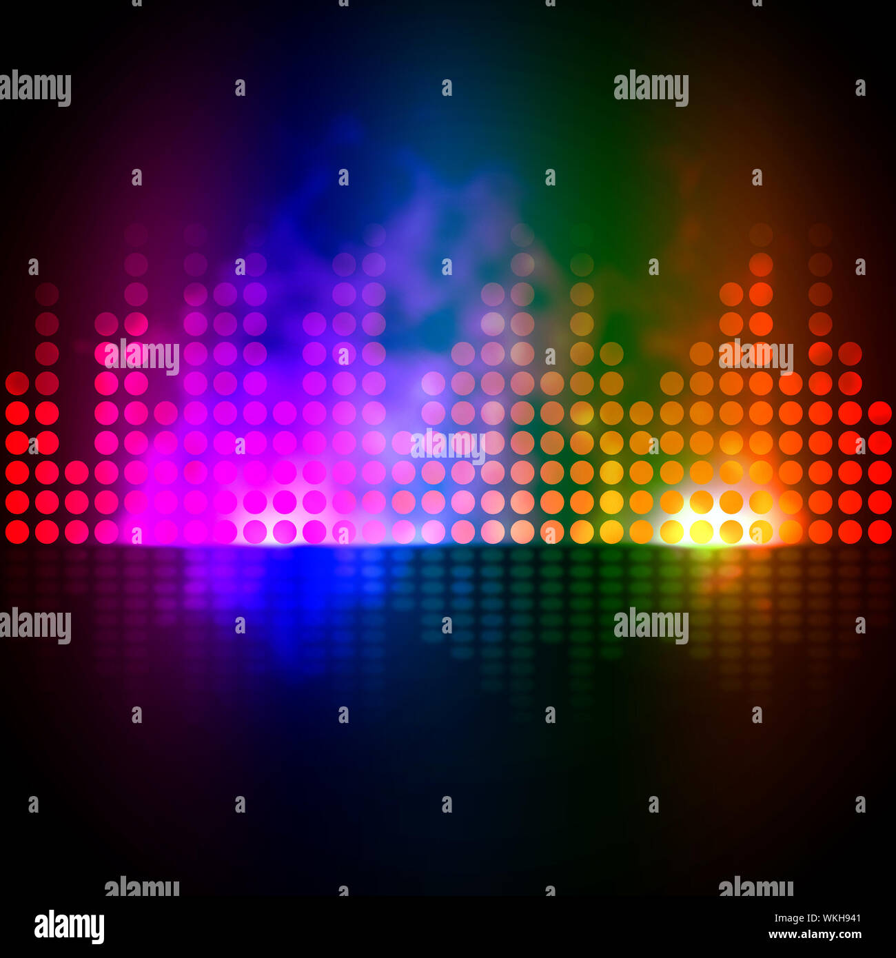 Sound wave background showing equalizer hi-res stock photography and ...