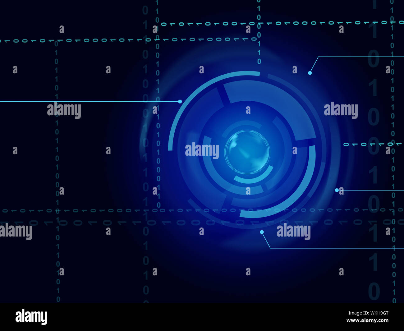 Electronic Sensor Background Meaning Trendy Technology Or Illuminated ...