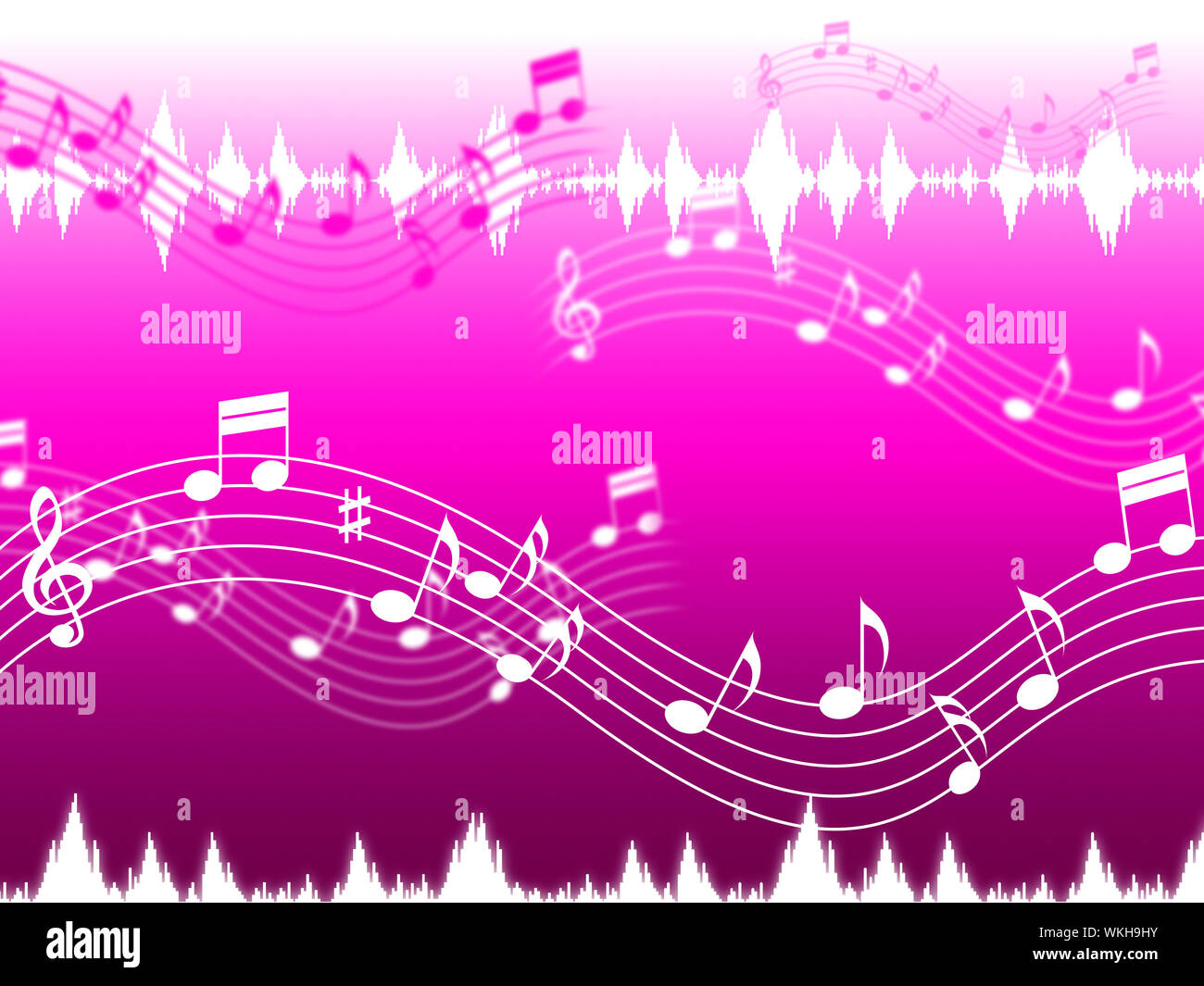 Pink Music Background Showing Rap Rock Or RandB Stock Photo - Alamy