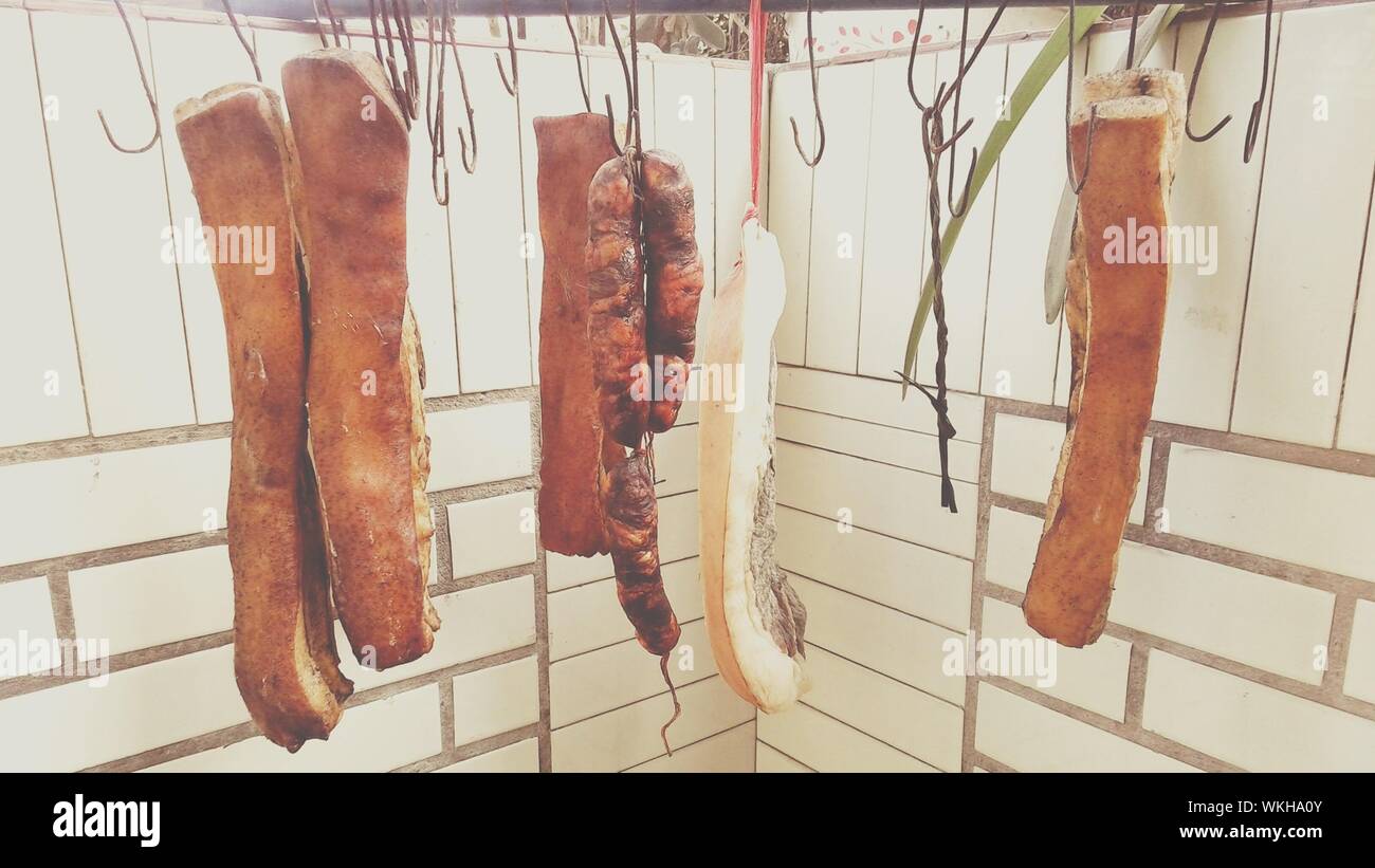 Hanging Meats High Resolution Stock Photography and Images - Alamy