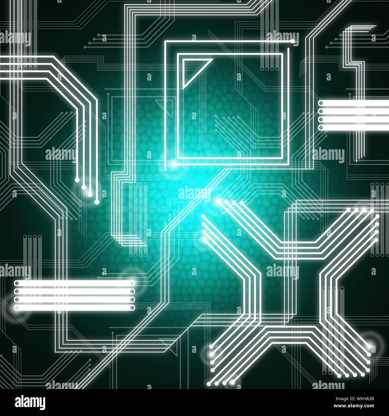 Blue Lines Background Meaning Computer Information And Net Stock Photo ...