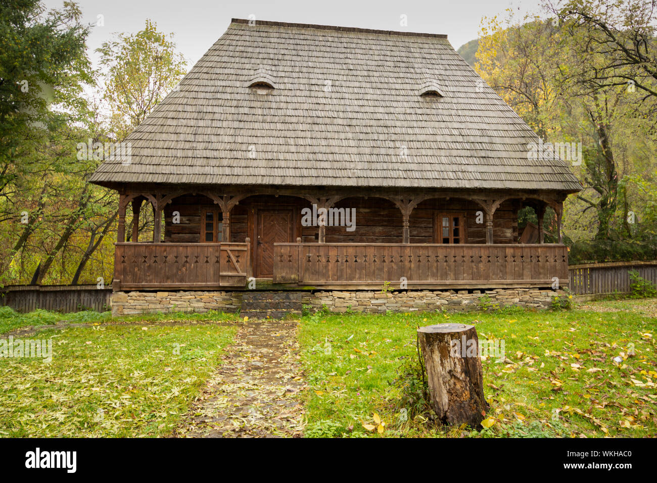 Traditional house in Maramures, Romania Stock Photo - Alamy