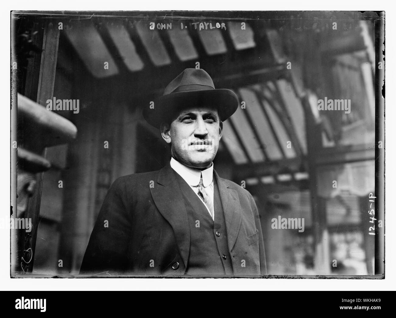 John I. Taylor, 1911 Red Sox owner, at League Meetings, Waldort Astoria ...