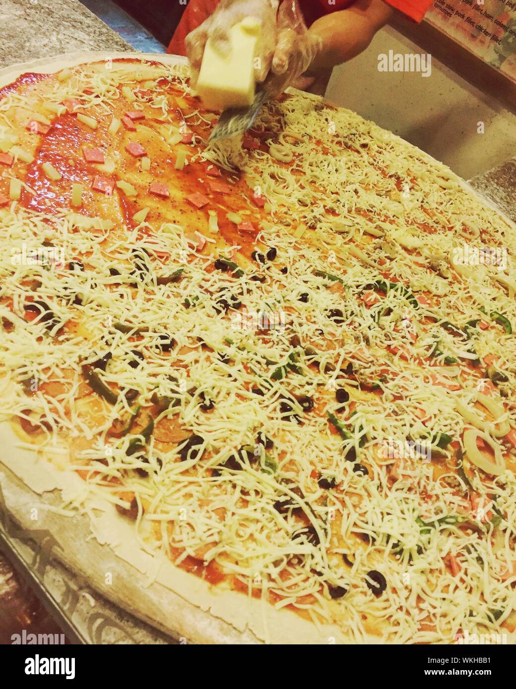 Pizza detail hi-res stock photography and images - Alamy