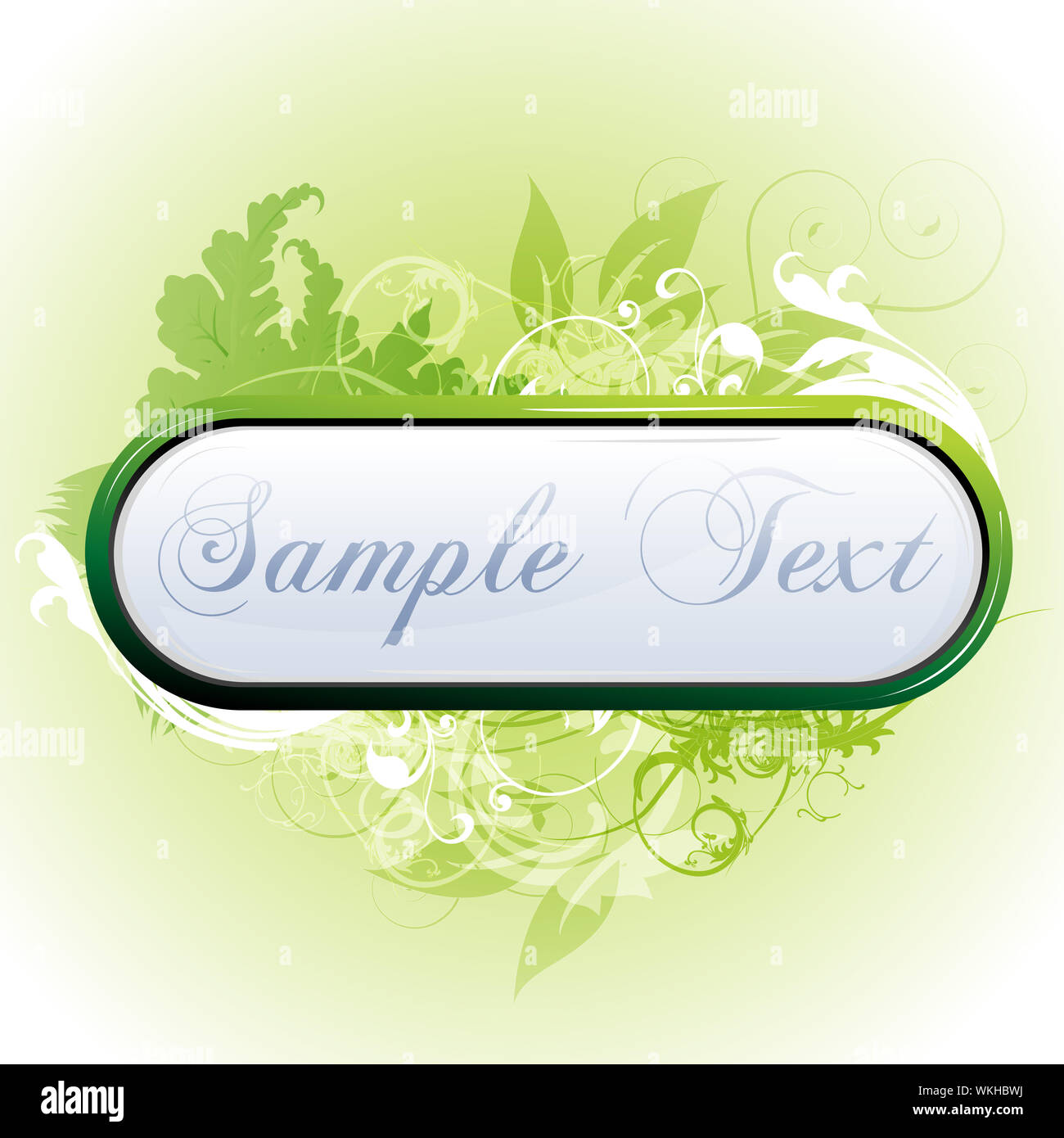 illustration of natural card on white background Stock Photo - Alamy