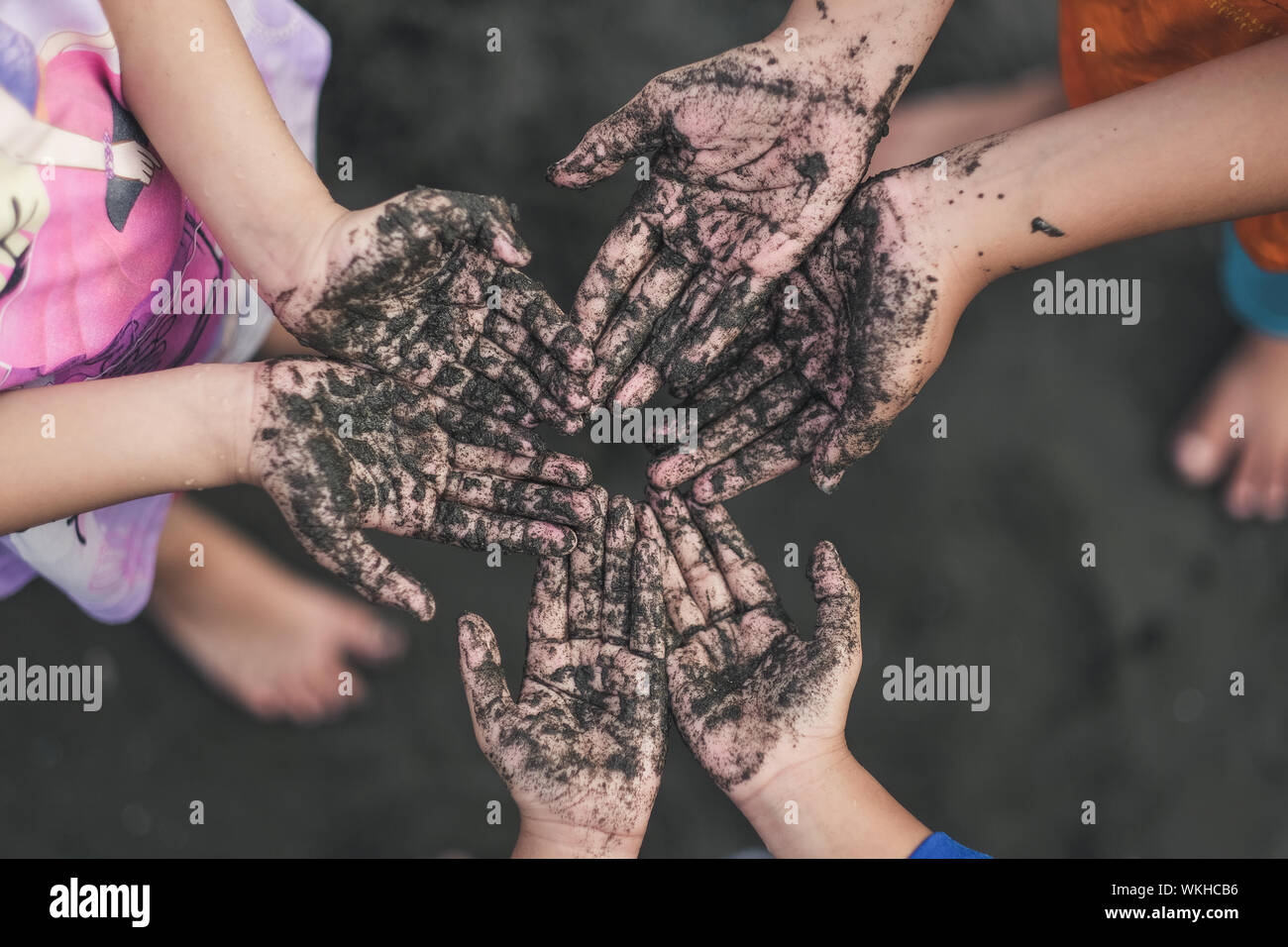 Muddy people hi-res stock photography and images - Alamy