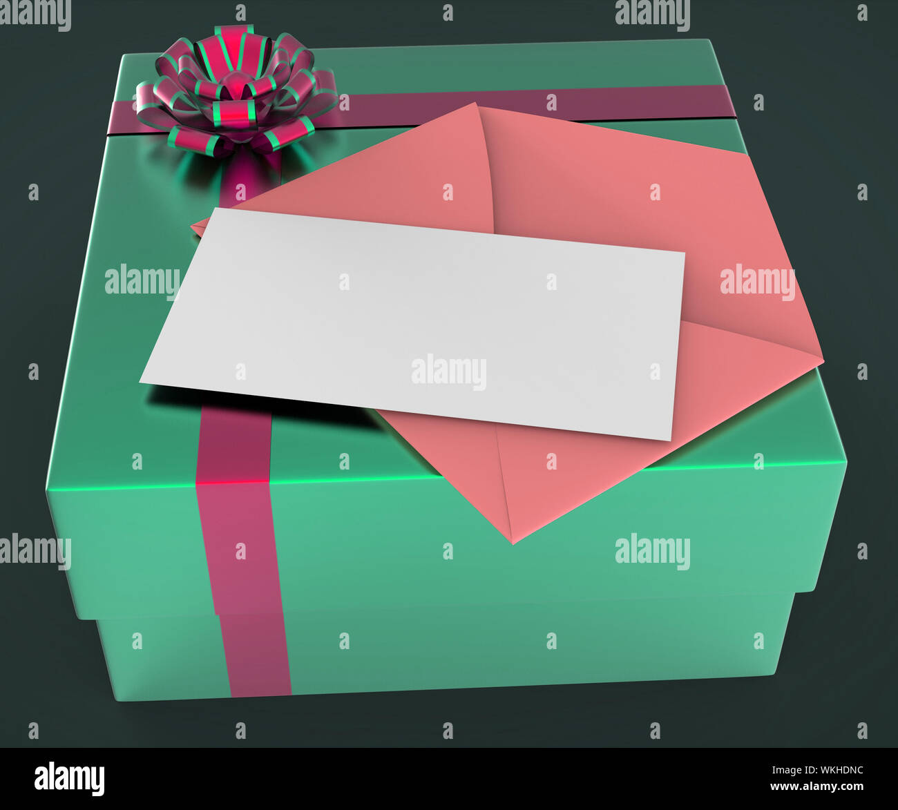 Gift Tag Representing Empty Space And Box Stock Photo - Alamy