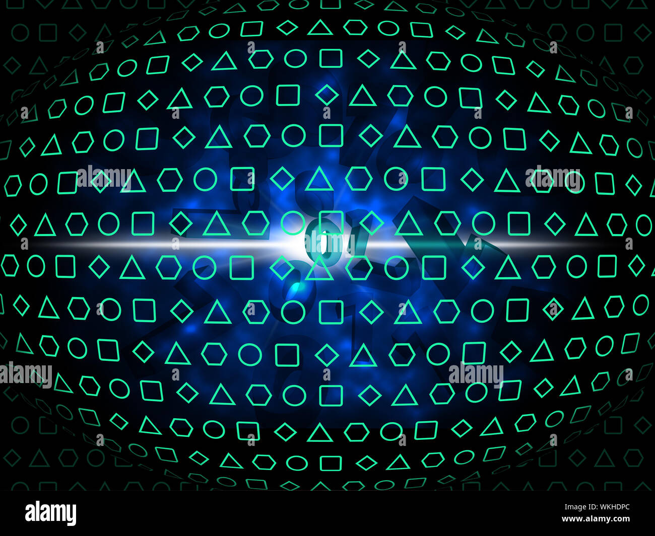 Background Education Representing Light Burst And Glowing Stock Photo ...