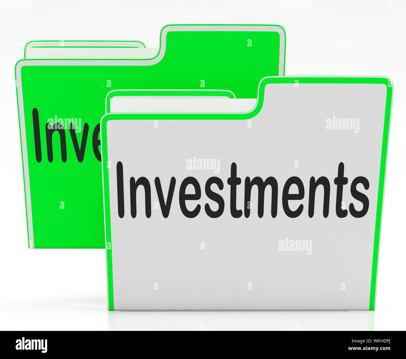 Files Investments Indicating Investor Organize And Invested Stock Photo ...