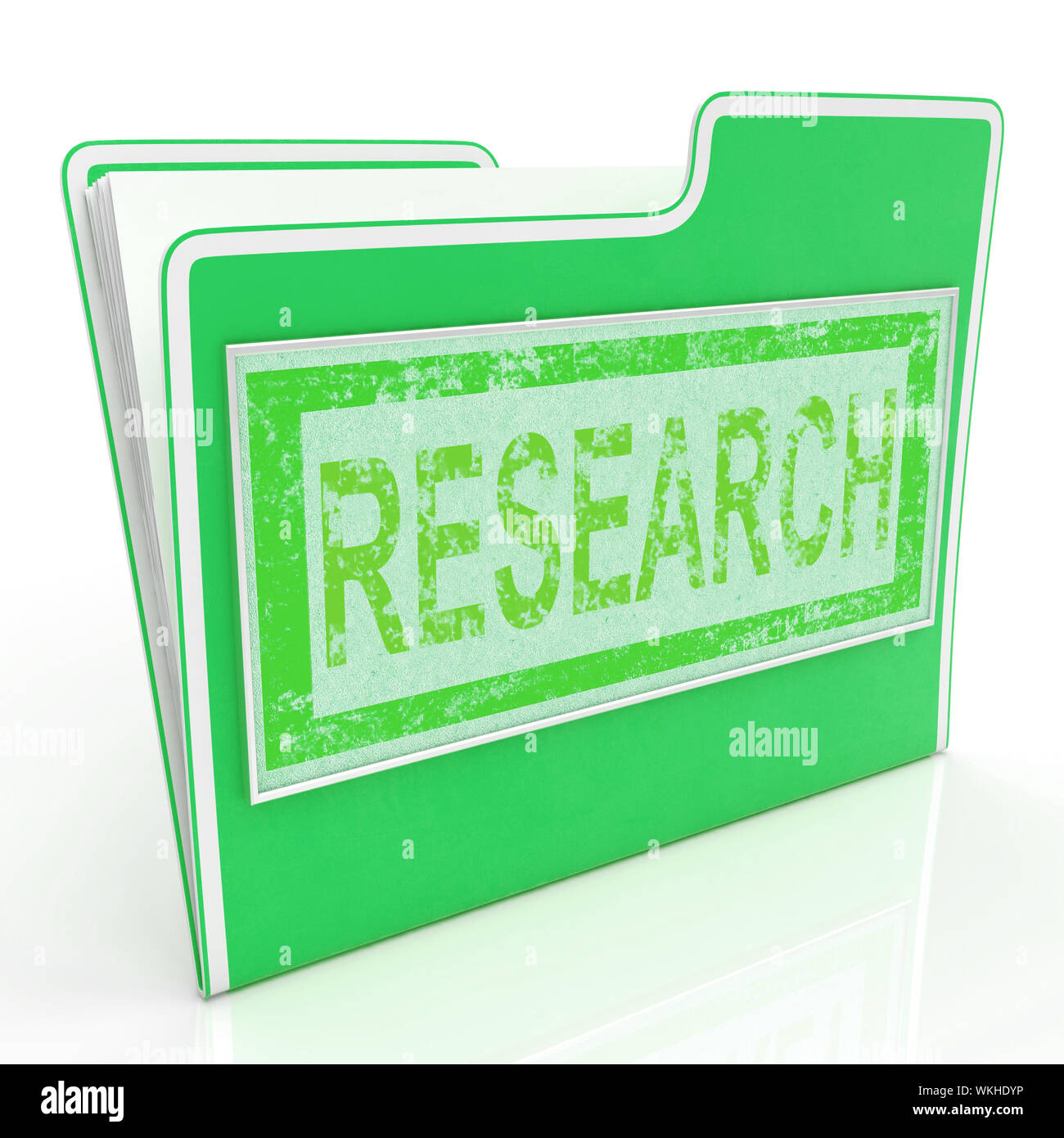 File Research Representing Gathering Data And Folder Stock Photo - Alamy