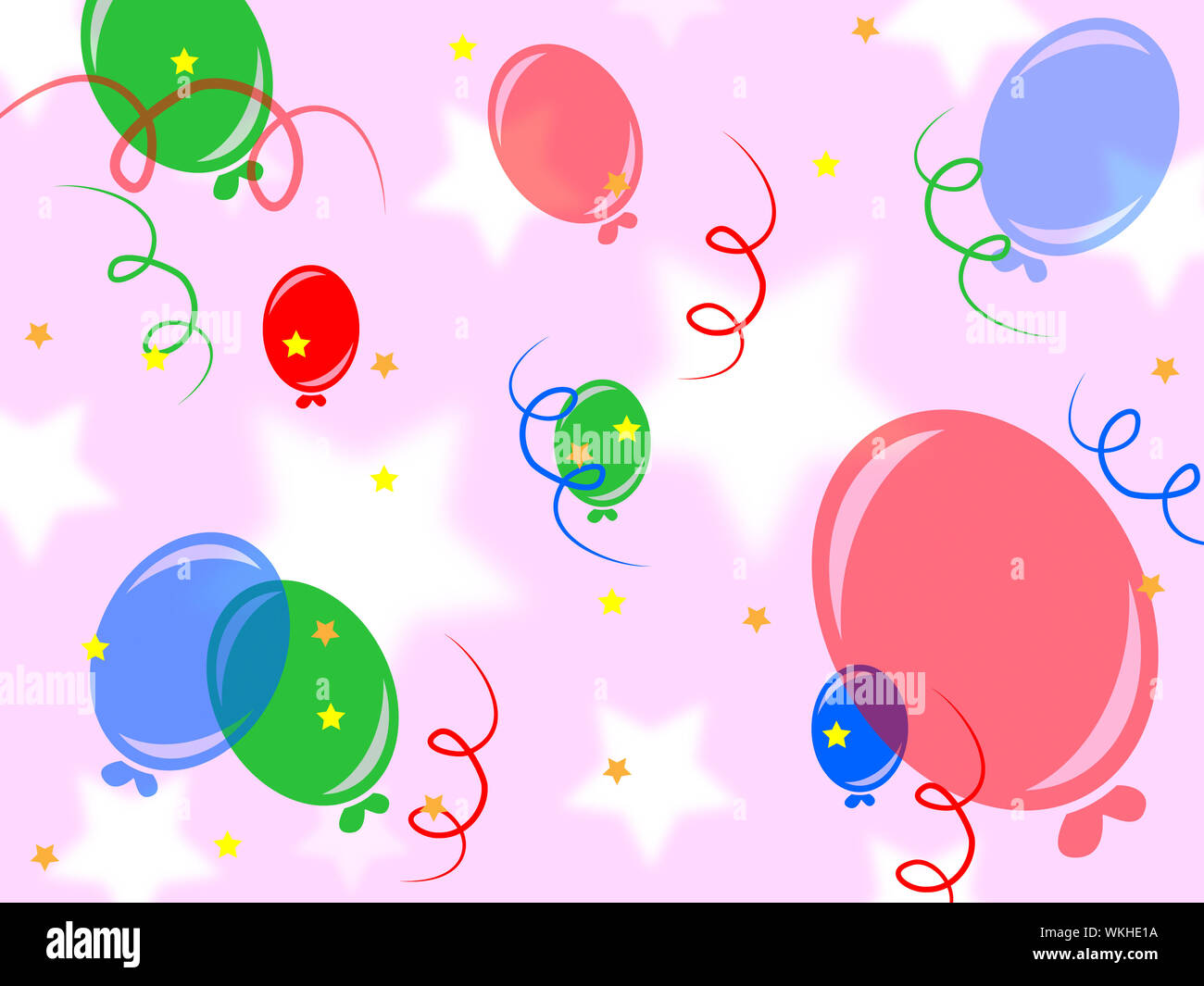 Celebrate Background Meaning Fun Backgrounds And Balloons Stock Photo ...
