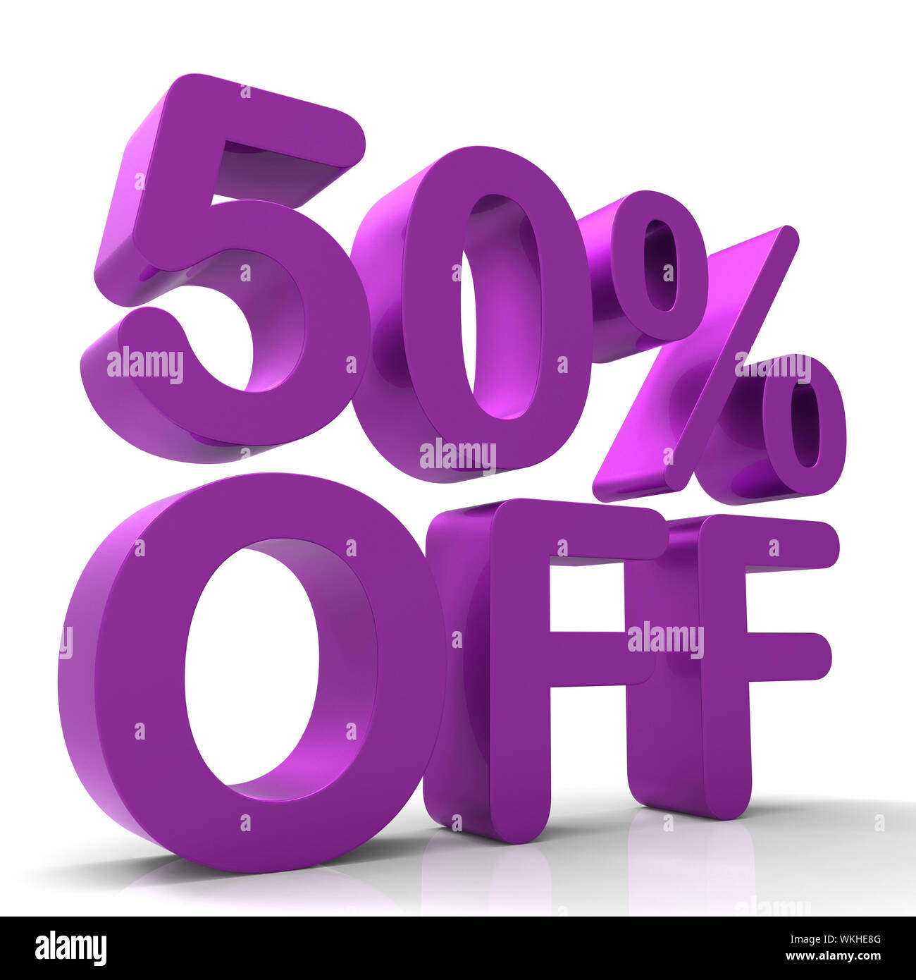 Fifty 50 percent off discount Cut Out Stock Images & Pictures - Alamy
