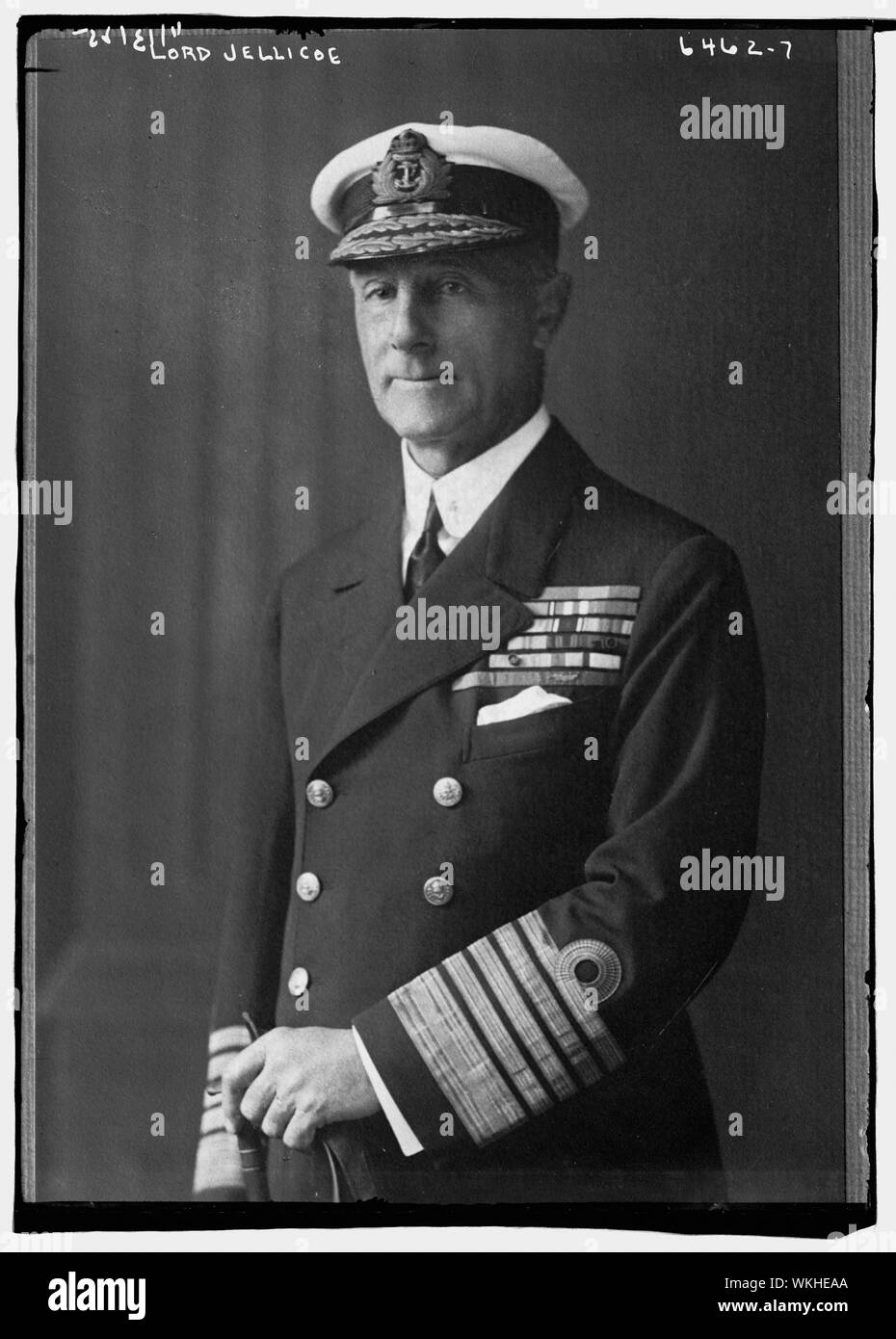 British Admiral John Jellicoe (5 December 1859 – 20 November 1935). Is ...