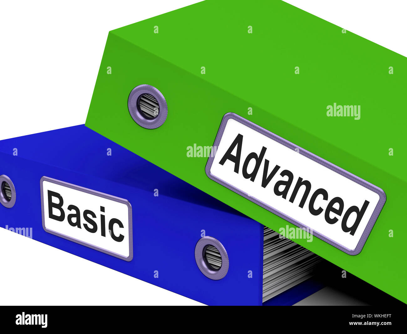Advanced Basic Meaning Pricing Plan And Levels Stock Photo - Alamy