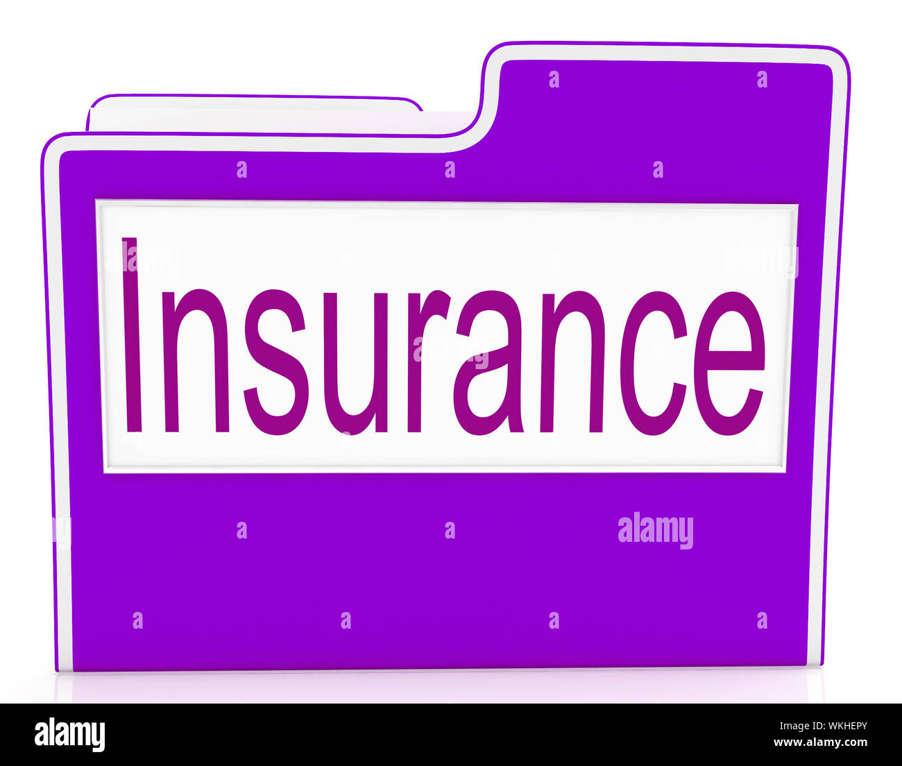 File Insurance Representing Paperwork Binder And Organized Stock Photo ...